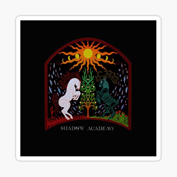 "Shadow Academy" Sticker by halambohhdesign | Redbubble