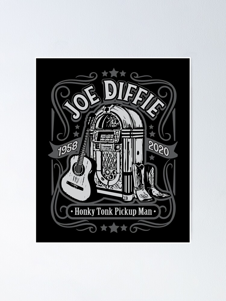 "Joe Diffie You Should Never Make Music Vintage Retro807" Poster for ...