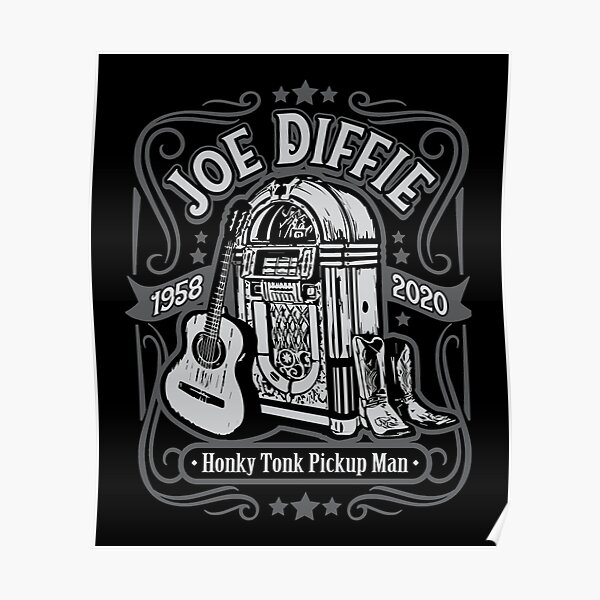 "Joe Diffie You Should Never Make Music Vintage Retro807" Poster for ...
