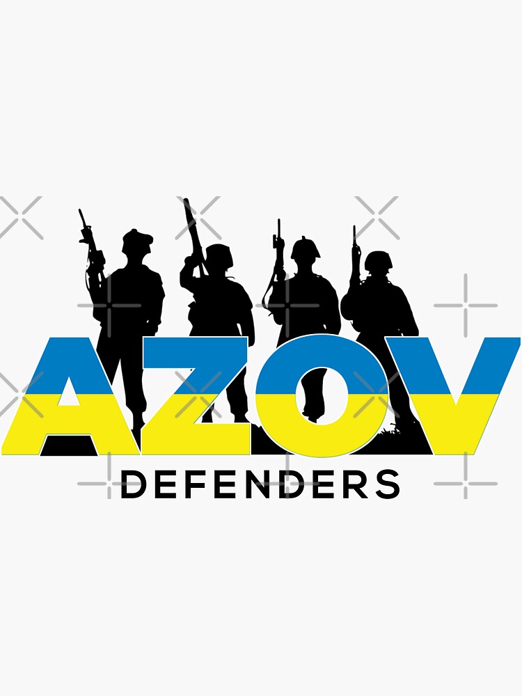 "Azov Defenders" Sticker for Sale by SirErnZ | Redbubble