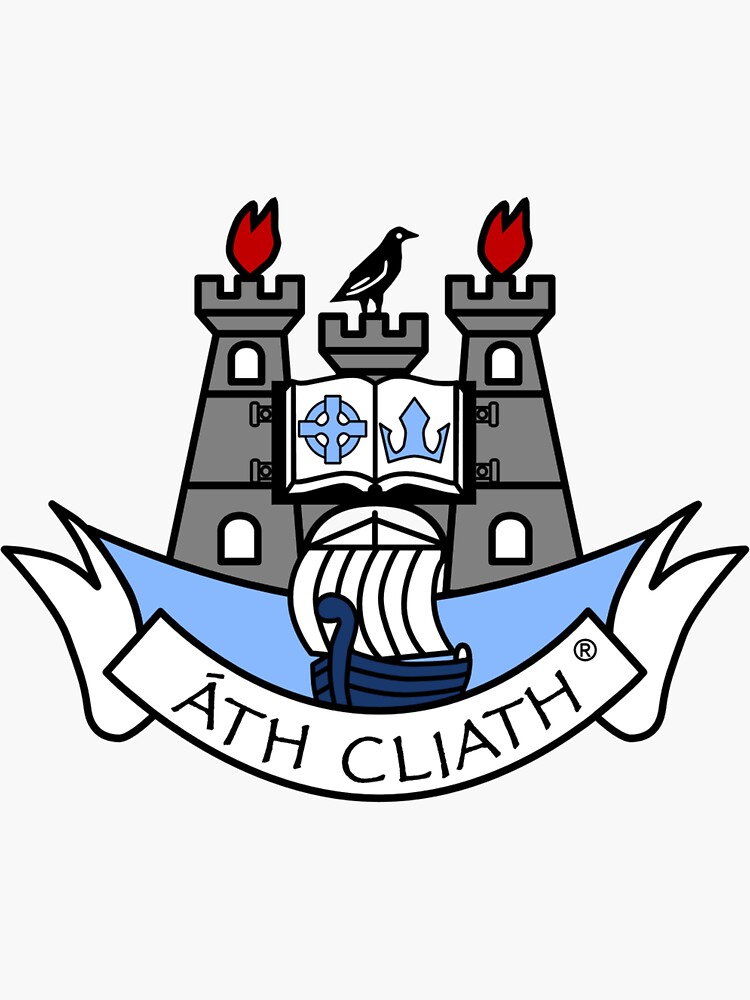 "Dublin Gaa" Sticker for Sale by ClairineHelen | Redbubble
