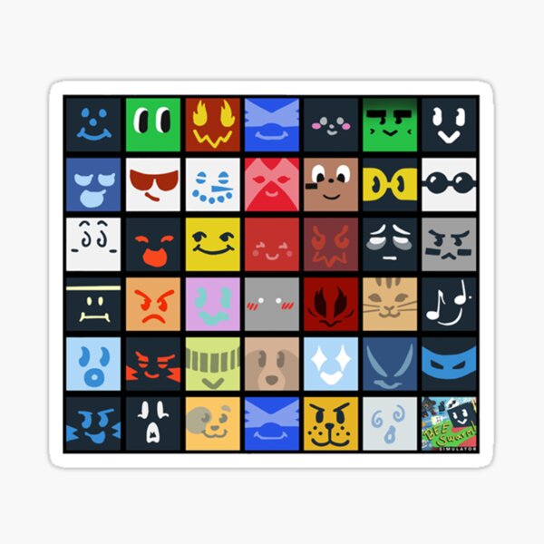 "The cute icon Bee Swarm Simulator Bees" Sticker for Sale by ...