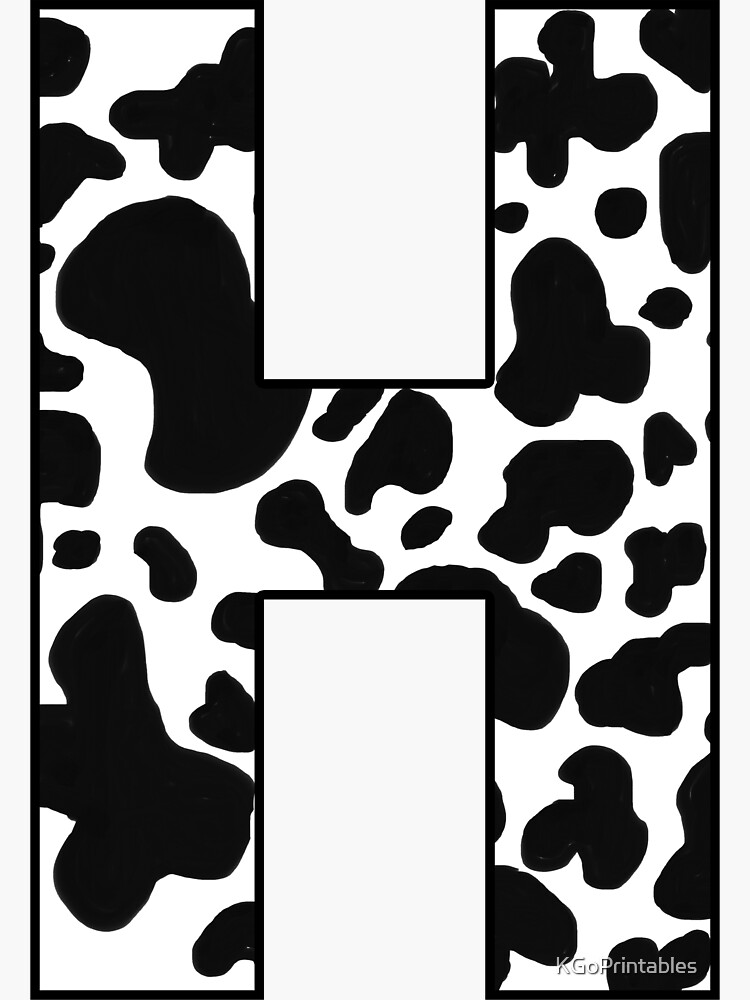 "Initial Letter H" Sticker for Sale by KGoPrintables | Redbubble