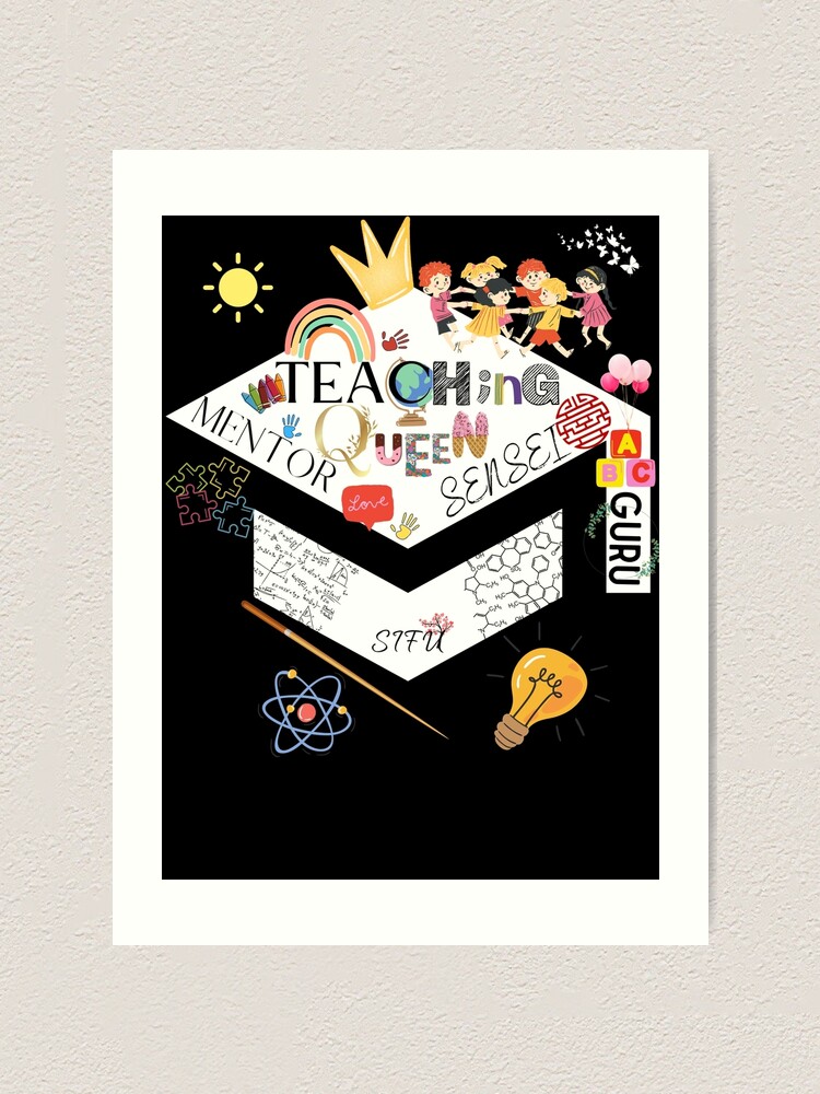 Lámina artística «Enseñando a Queen Sensei para maestras Mujeres ...