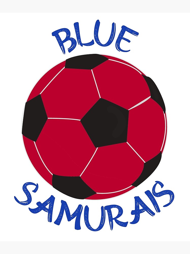 "Blue Samurai Japan Soccer Team" Poster for Sale by dbonz | Redbubble