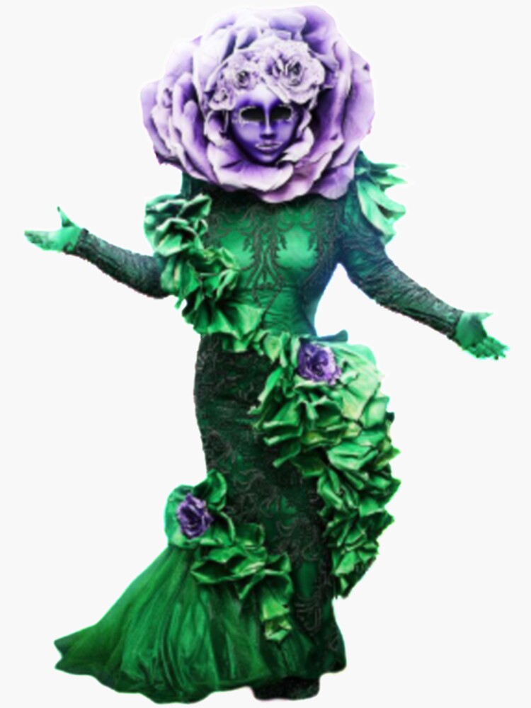 "Masked Singer US Season 2 Costume - Flower " Sticker for Sale by ...