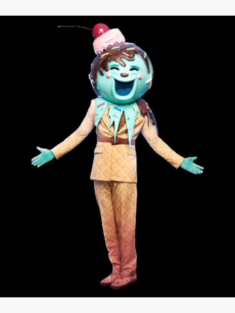 "Masked Singer US Season 2 Costume - Ice Cream " Poster for Sale by ...