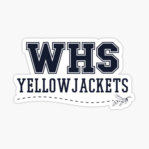"WHS Yellowjackets" Sticker for Sale by creativetshop | Redbubble