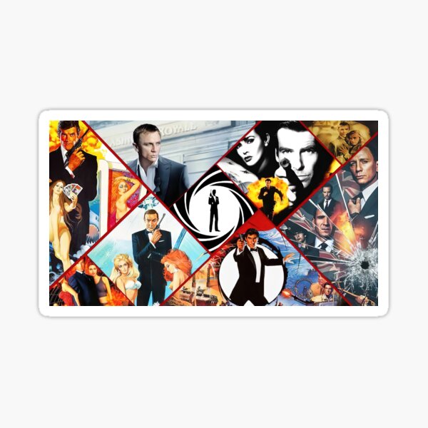 "James Bonds All Chapter" Sticker for Sale by marisacosta | Redbubble