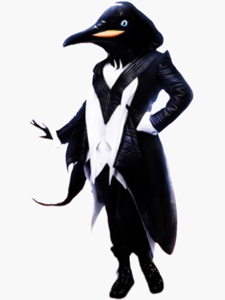 "Masked Singer US Season 2 Costume - Penguin " Sticker by WildwoodBoard ...