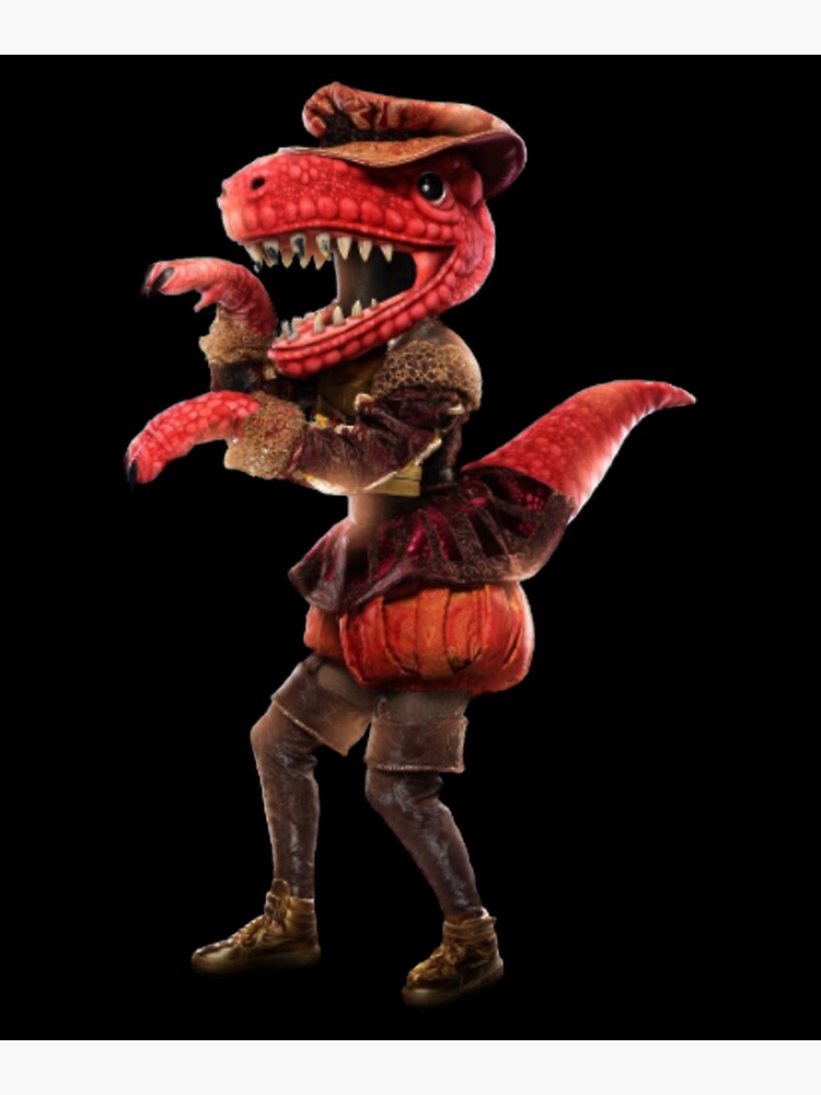 "Masked Singer US Season 3 Costume - T - Rex " Poster for Sale by ...