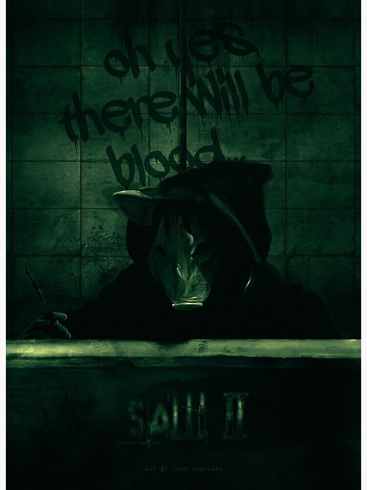 "Saw II Movie Poster" Poster for Sale by liliandagget | Redbubble