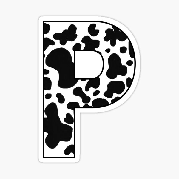 "Initial Letter P" Sticker for Sale by KGoPrintables | Redbubble