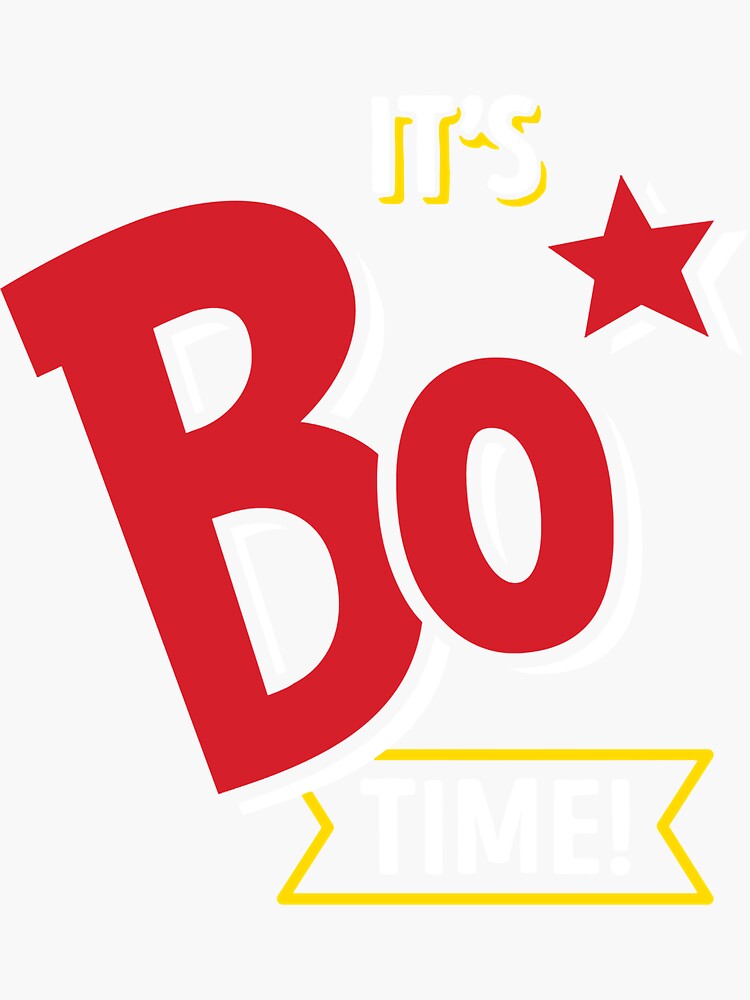 "It's Bo Time! - Bojangles " Sticker for Sale by JOHNPWAGNER | Redbubble