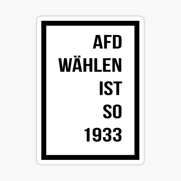 Sticker: Afd | Redbubble