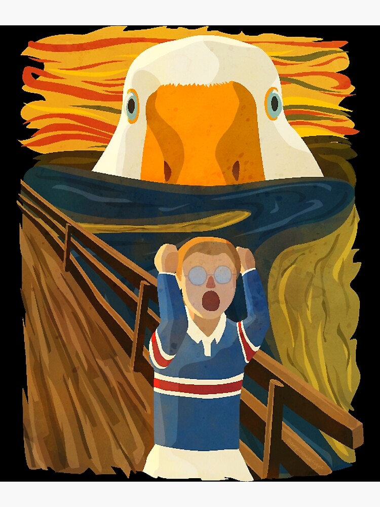 Lámina fotográfica «The Honk - Goose - The Scream Pintura famosa ...
