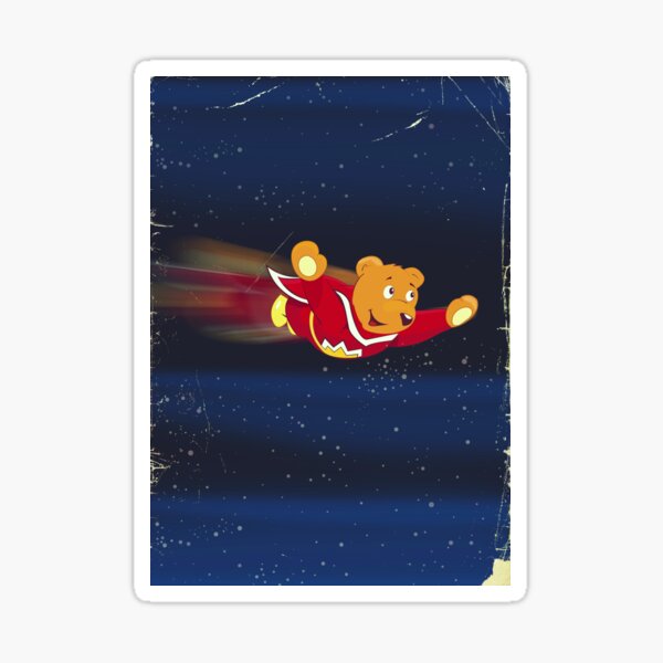 "Superted" Sticker for Sale by vectorwebstore | Redbubble