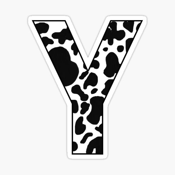 "Initial Letter Y" Sticker by KGoPrintables | Redbubble