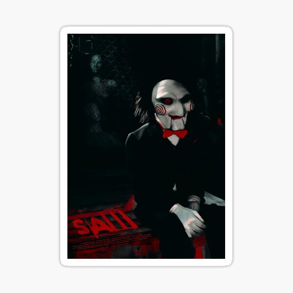 "Saw Movie Poster" Sticker by vivanellyz | Redbubble