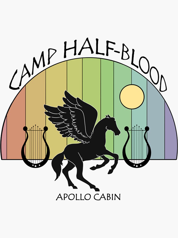 "Cabin 7 Apollo retro " Sticker for Sale by BorderLesf | Redbubble