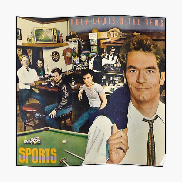 "HUEY LEWIS AND THE NEWS" Poster for Sale by ElzaSchumm | Redbubble