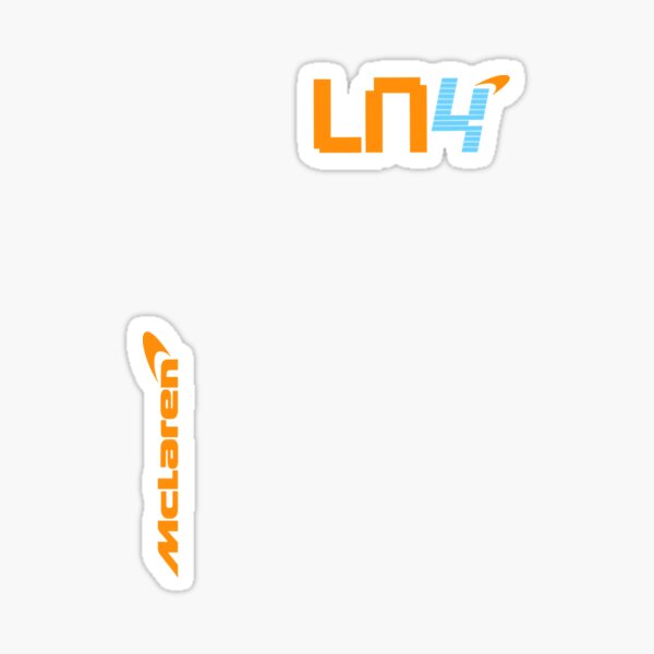 "Formula 1 LN4 Lando Norris Essential" Sticker for Sale by ...