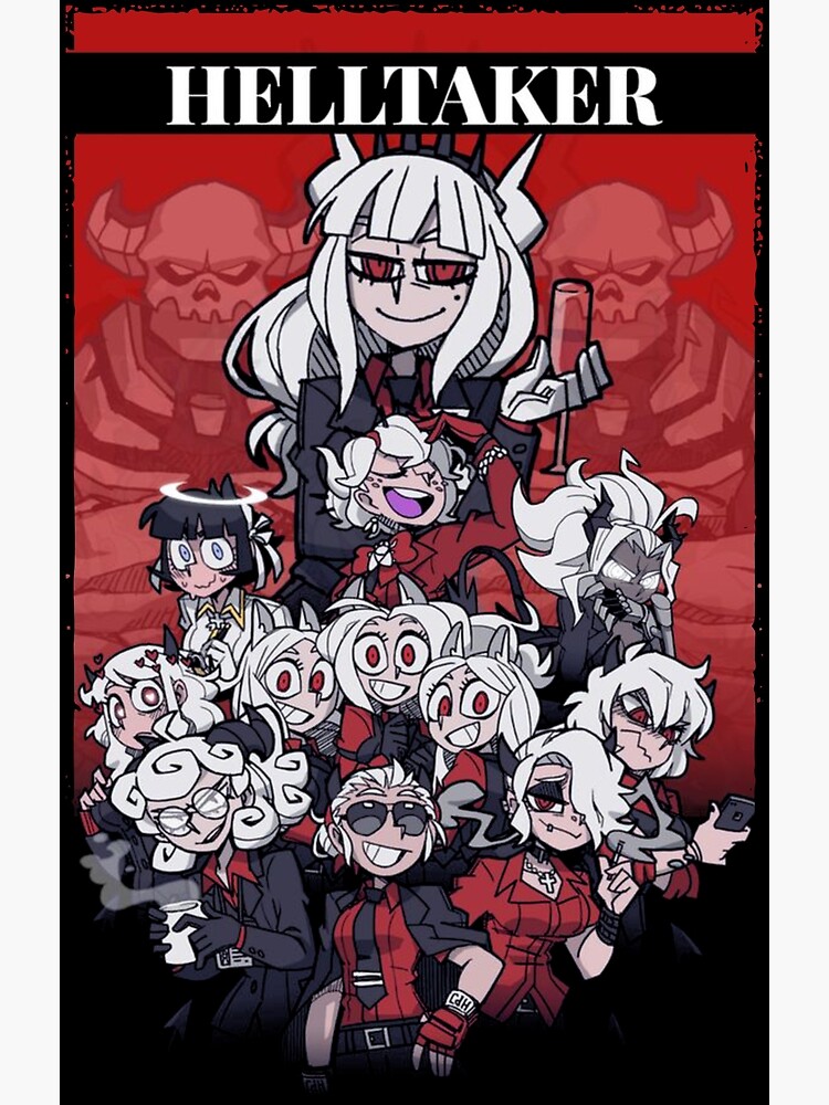 "HELLTAKER ANIME WAIFU" Poster for Sale by EliOsinski | Redbubble