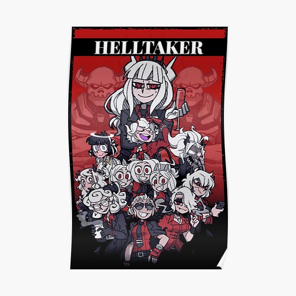 "HELLTAKER ANIME WAIFU" Poster for Sale by EliOsinski | Redbubble