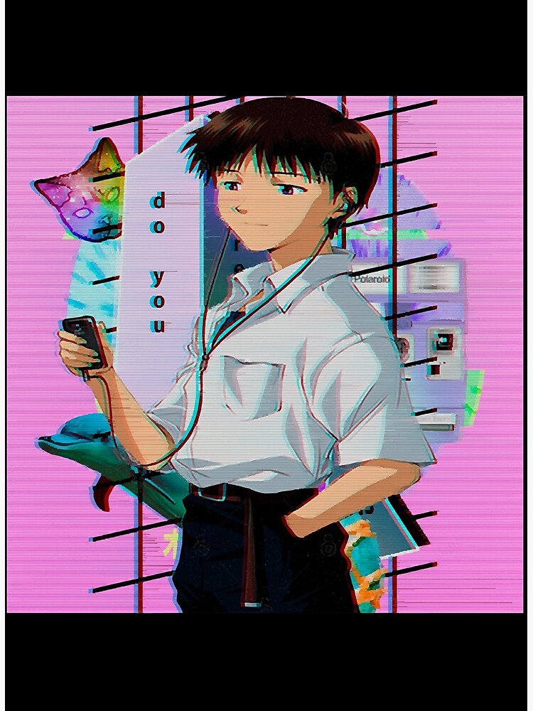"Shinji Ikari Evangelion Aesthetic " Poster for Sale by MrDoug9063837 ...
