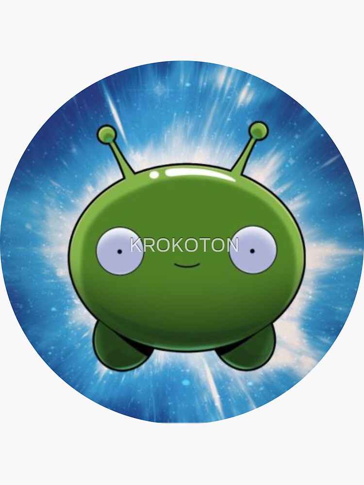 "Final space" Sticker by KROKOTON | Redbubble