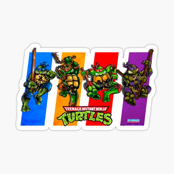 "TMNT vintage turtles " Sticker by JennaRa8809742 | Redbubble