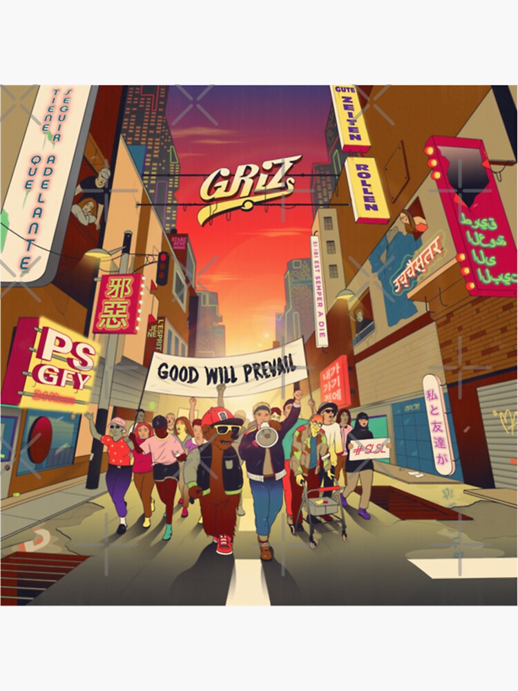 "Logo Griz Band Music Singer Tour" Sticker by AnNhaxcvbx | Redbubble