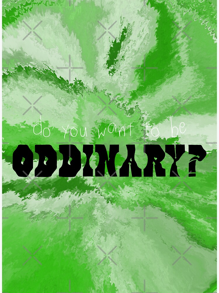 "ODDINARY (skz)" Sticker by 4chan-exe | Redbubble