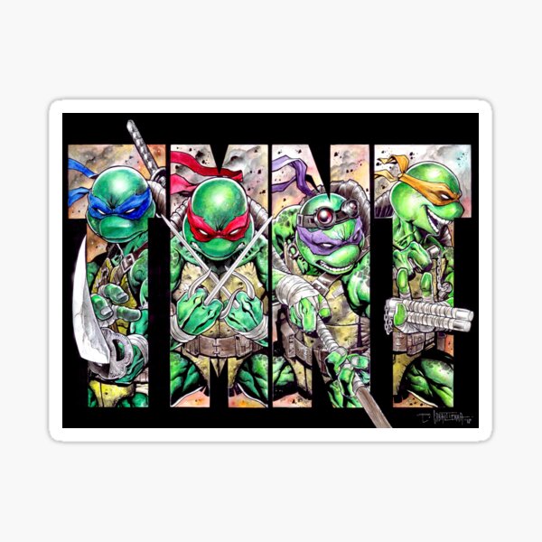 "TMNT" Sticker by ArtHivePH | Redbubble