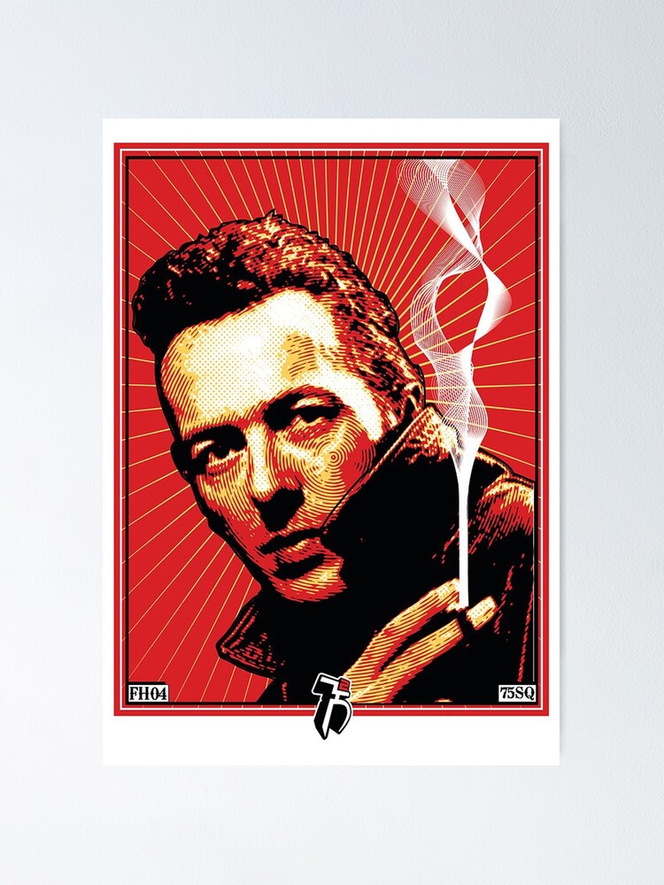 "Joe Strummer poster" Poster by mcmahankristy | Redbubble