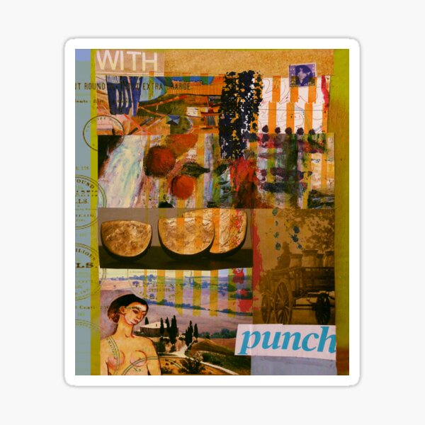 "PUNCH" Sticker for Sale by adamkissel | Redbubble