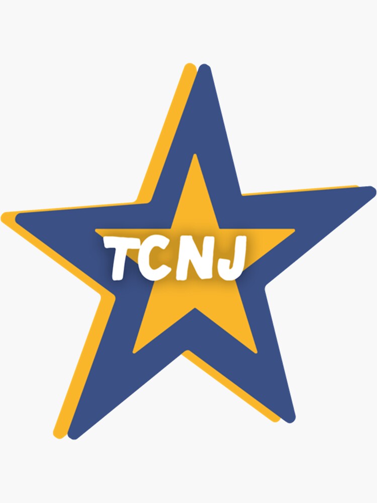 "TCNJ Star " Sticker by baserelasertad | Redbubble