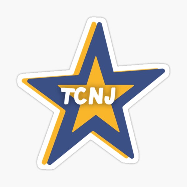 "TCNJ Star " Sticker by baserelasertad | Redbubble