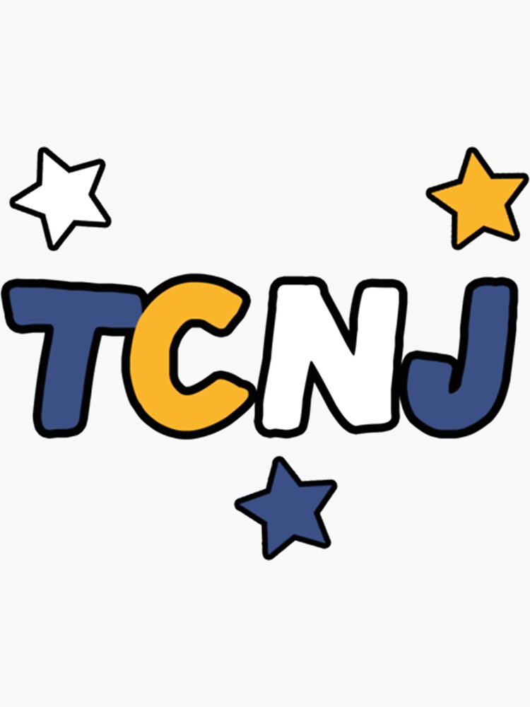 "TCNJ Stars " Sticker by baserelasertad | Redbubble