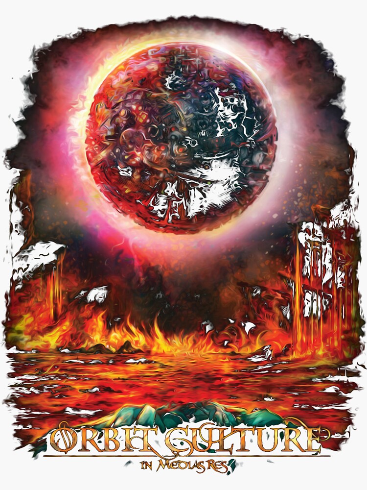 "ORBIT CULTURE" Sticker for Sale by VerlaKulas | Redbubble