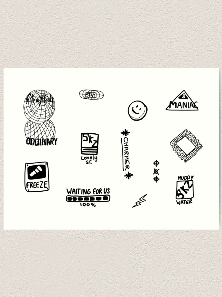 " *Order Large/Extra Large Size* STRAY KIDS - ODDINARY song doodles ...