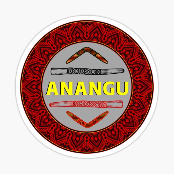 "Aboriginal Anangu" Sticker by FedSherDesign | Redbubble