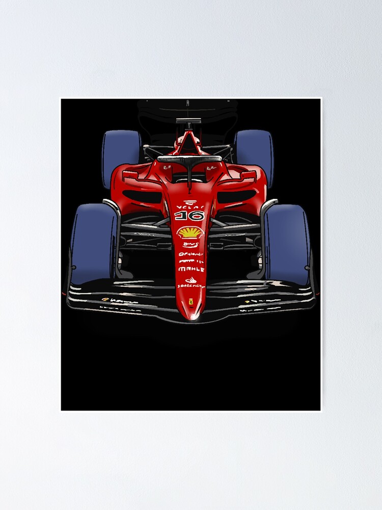 "Scuderia Ferrari Formula 1 car sf22 " Poster by EdSpahr | Redbubble