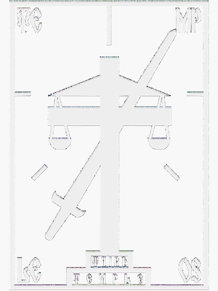 "Terry Davis Temple OS retro " Sticker by EdSpahr | Redbubble