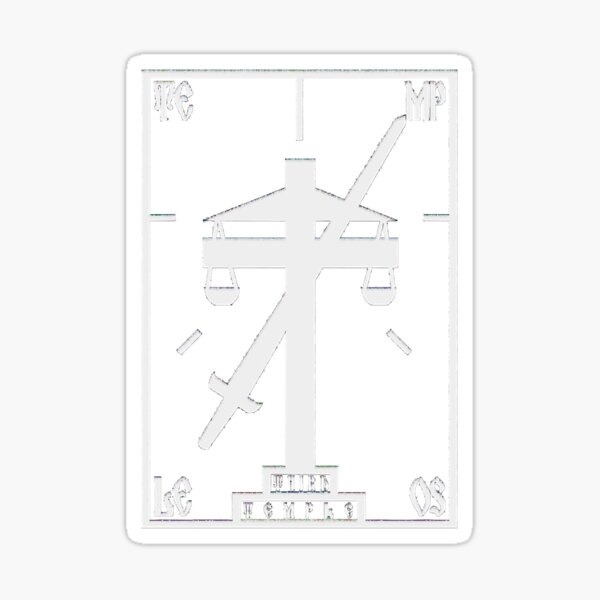 "Terry Davis Temple OS retro " Sticker by EdSpahr | Redbubble