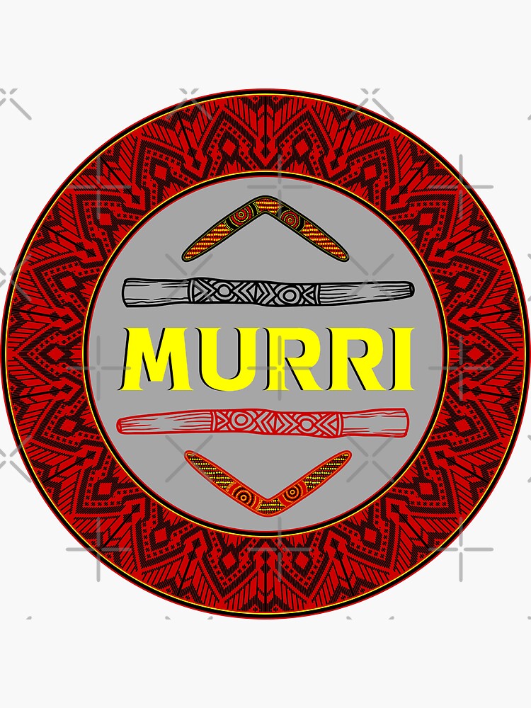 "Aboriginal Murri" Sticker by FedSherDesign | Redbubble
