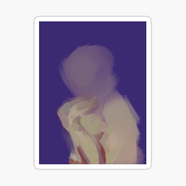 "Faceless" Sticker by yanpop | Redbubble