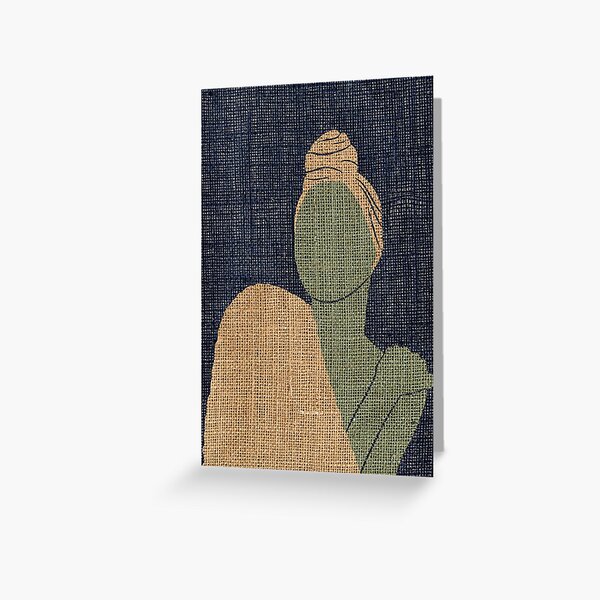 "FACELESS ART" Greeting Card for Sale by mem002 | Redbubble
