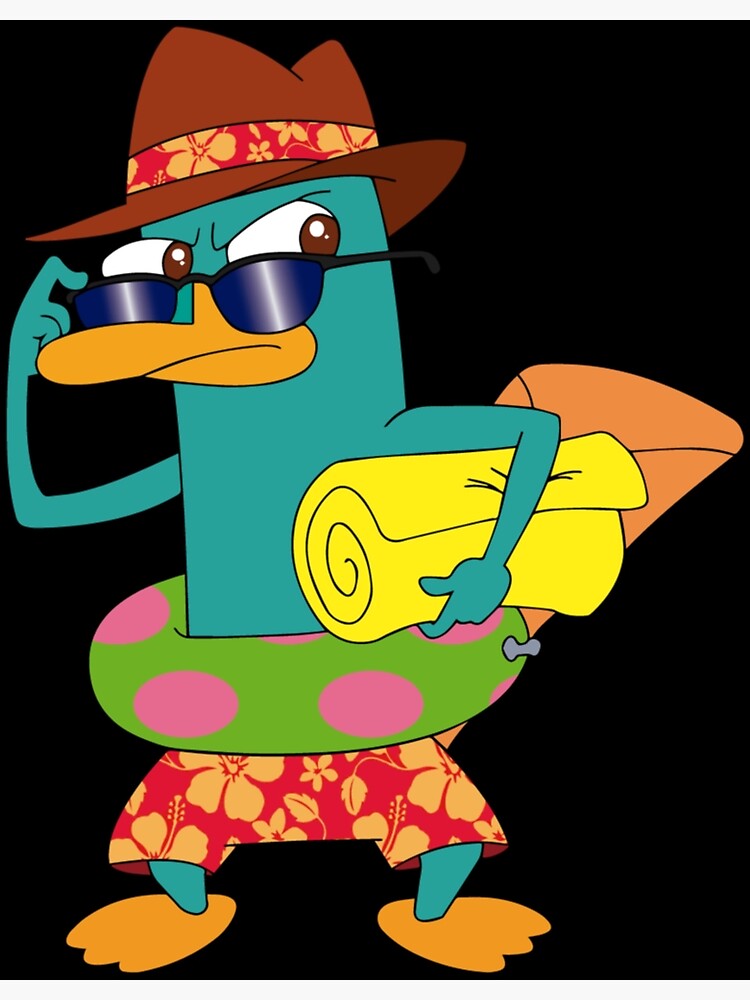 "PERRY THE PLATYPUS" Poster for Sale by koloposoksok | Redbubble
