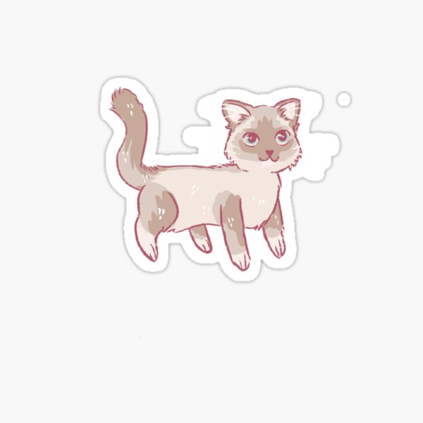 "Archie Cat" Sticker for Sale by SamElliston | Redbubble